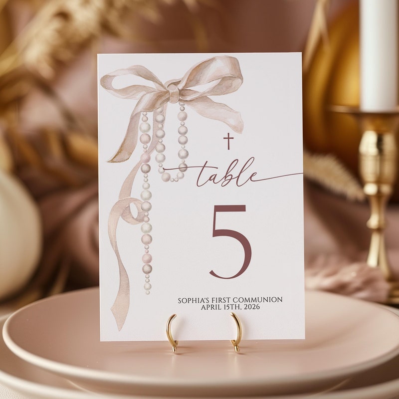 Taupe Wedding Table Numbers - Etsy