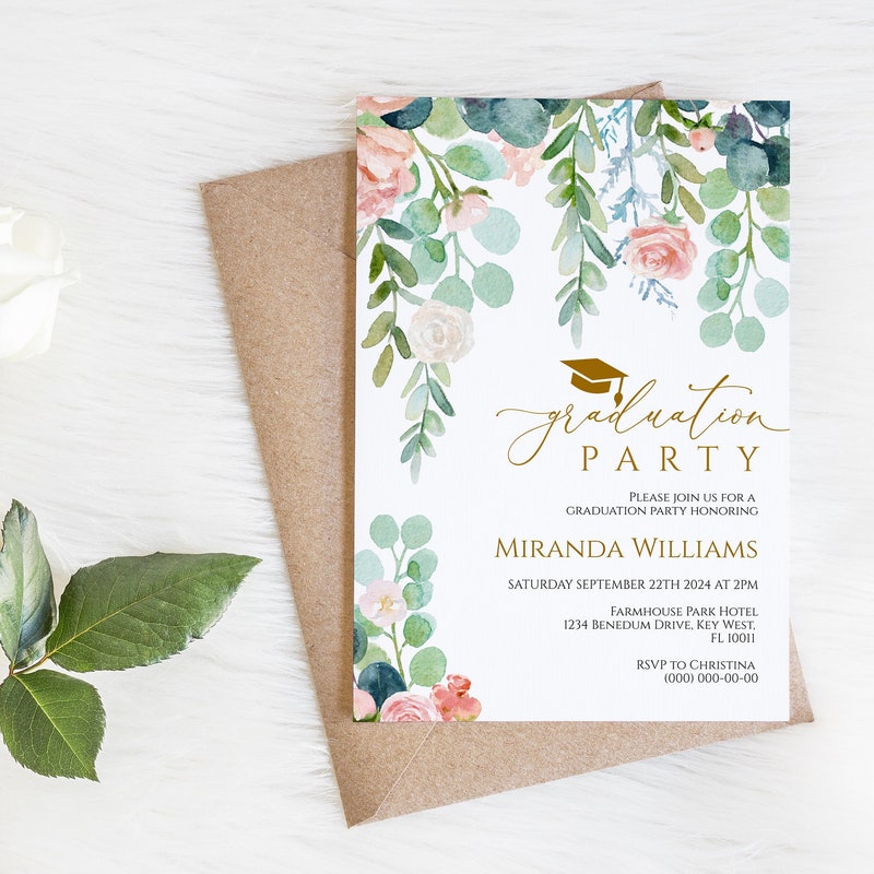 Green Party Invitations - Etsy