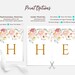 EDITABLE Alphabet Banner Template, Wildflower Printable Baby Shower ...