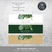 Tropical Greenery Bottle Label: Editable Template (instant Download) - Etsy