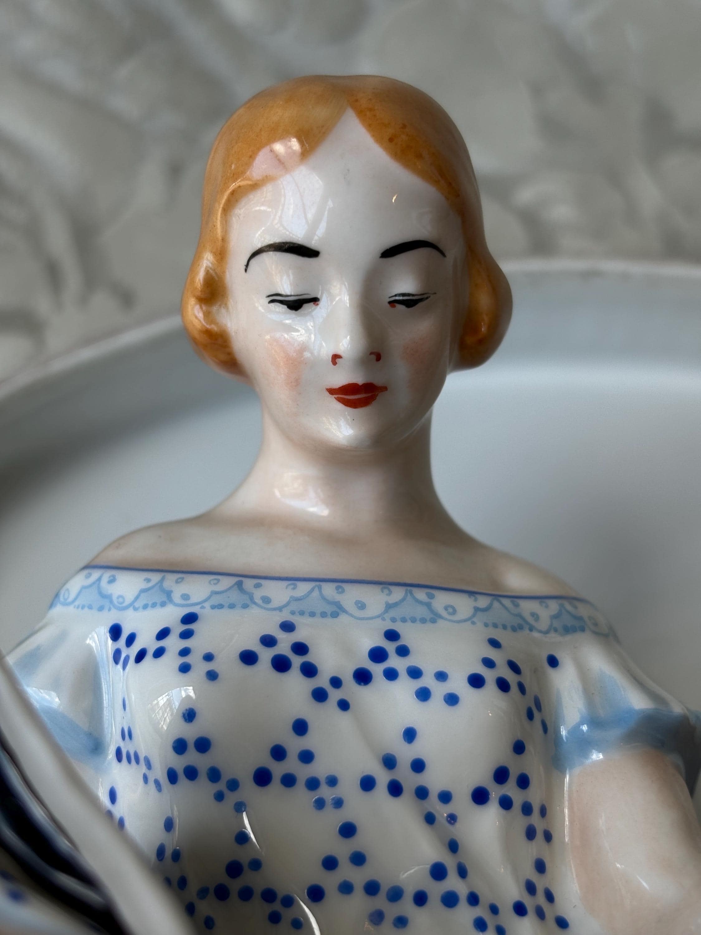 Exceptionnal French Limoges Art Deco Porcelain Box/1920/ Powder Box ...