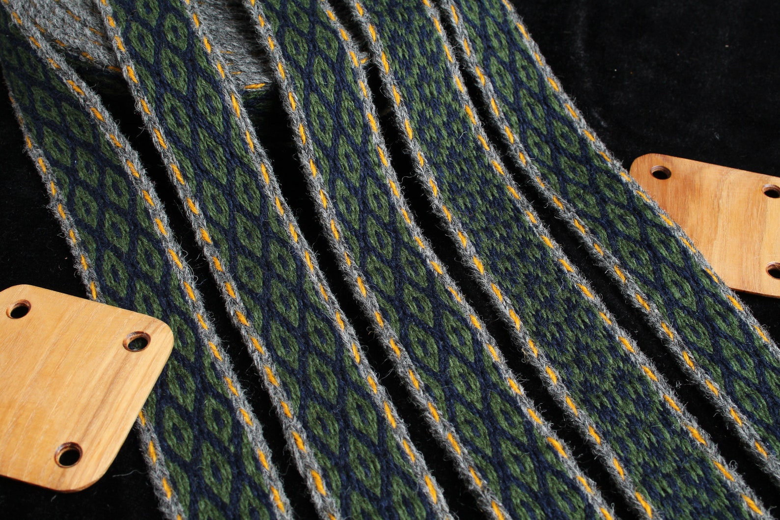 Tablet woven wool trim. Viking reenactment medieval | Etsy