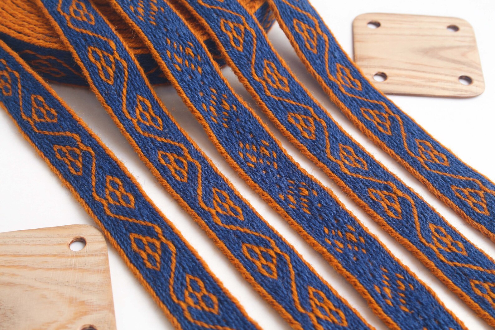 Tablet Woven Wool Trim. Viking Reenactment, Medieval Historical Braid ...