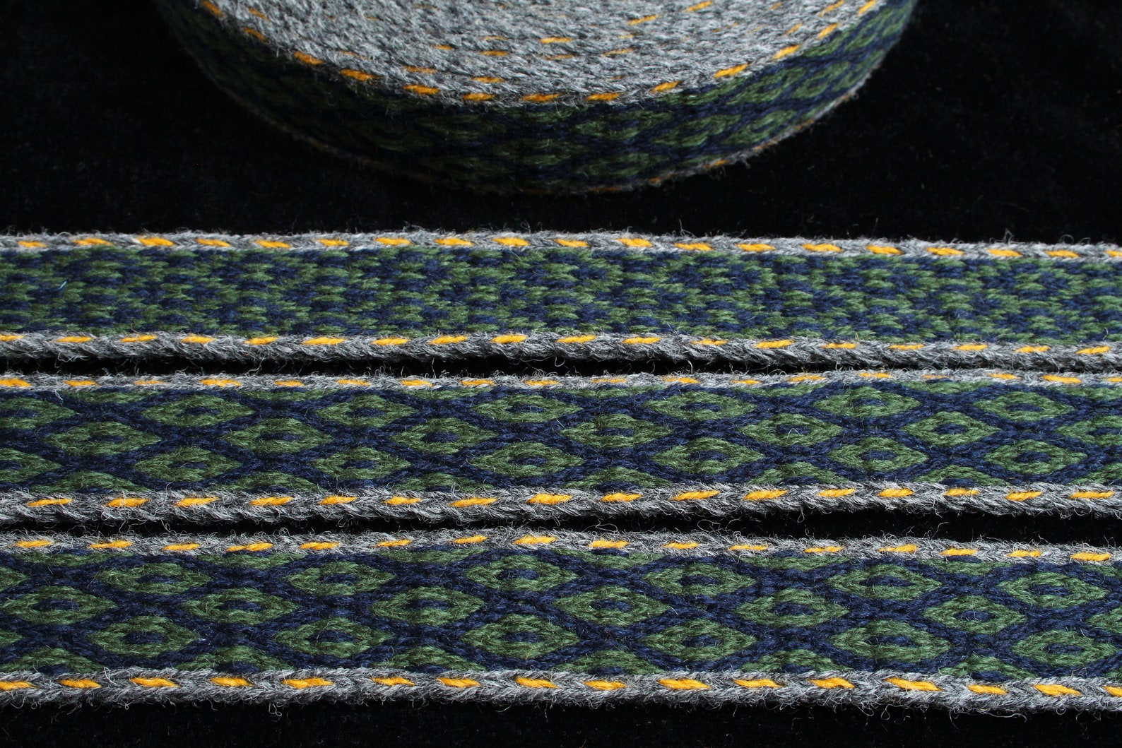 Tablet Woven Wool Trim. Viking Reenactment Medieval - Etsy