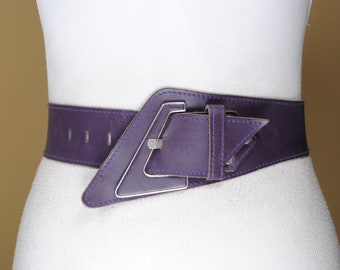 Wide Purple Belt | Etsy