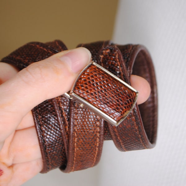 Snake Skin Belt - Etsy