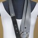 Wide Gray V Shaped Belt Grey Corset Leather Belt for Women - Etsy
