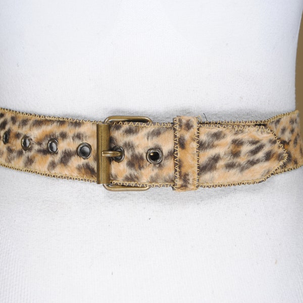 Leopard Print Belt - Etsy