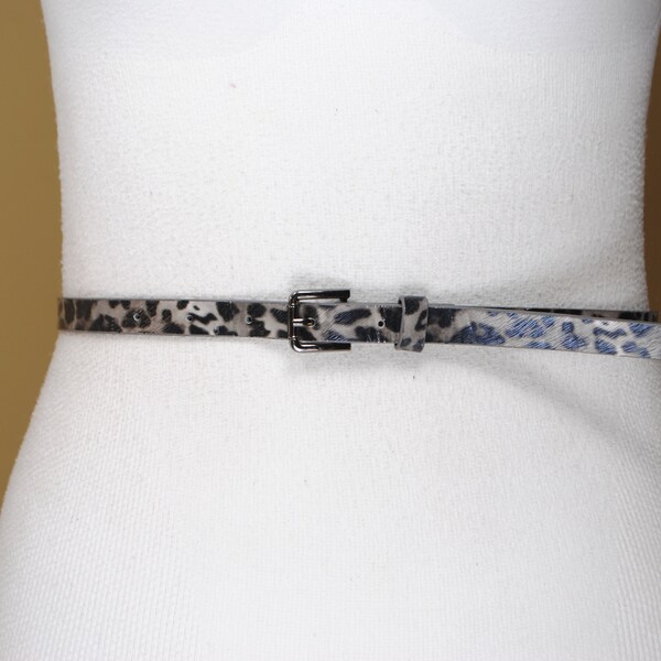 Leopard Print Belt - Etsy