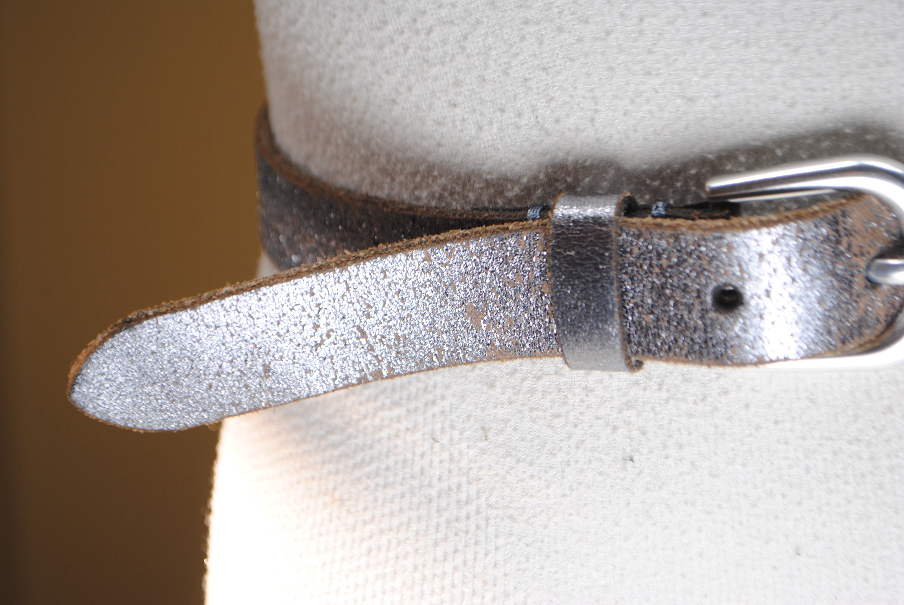 Blue Glitter Belt Skinny Shiny Belt Women Trouser Belt - Etsy