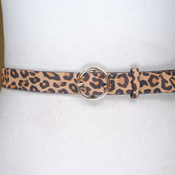 Leopard Print Belt - Etsy