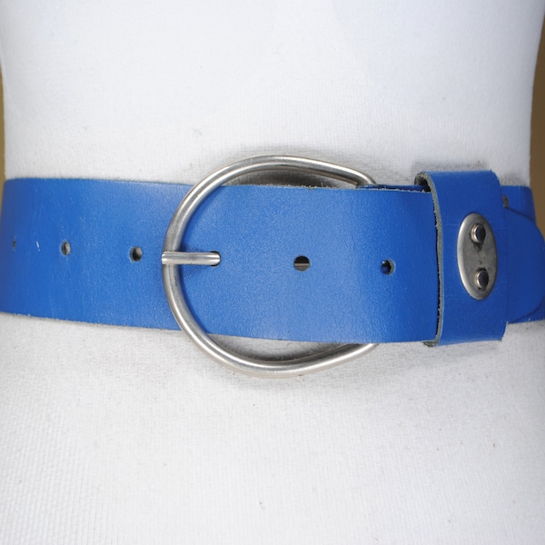 Wide Leather Belt - Etsy