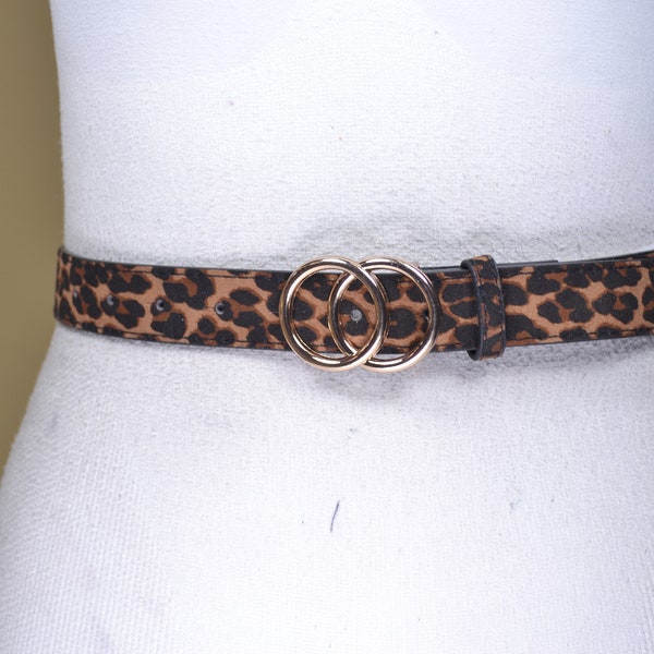Leopard Print Belt - Etsy