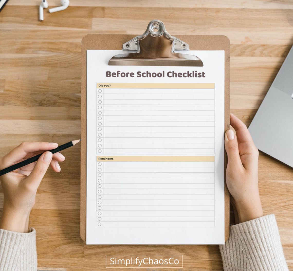 Printable Chore Charts for Kids, School Routine & School Work, Cleaning ...
