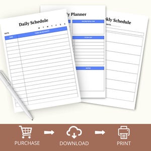 Printable Kids Homeschool Planner, Homework Tracker Bundle, School ...