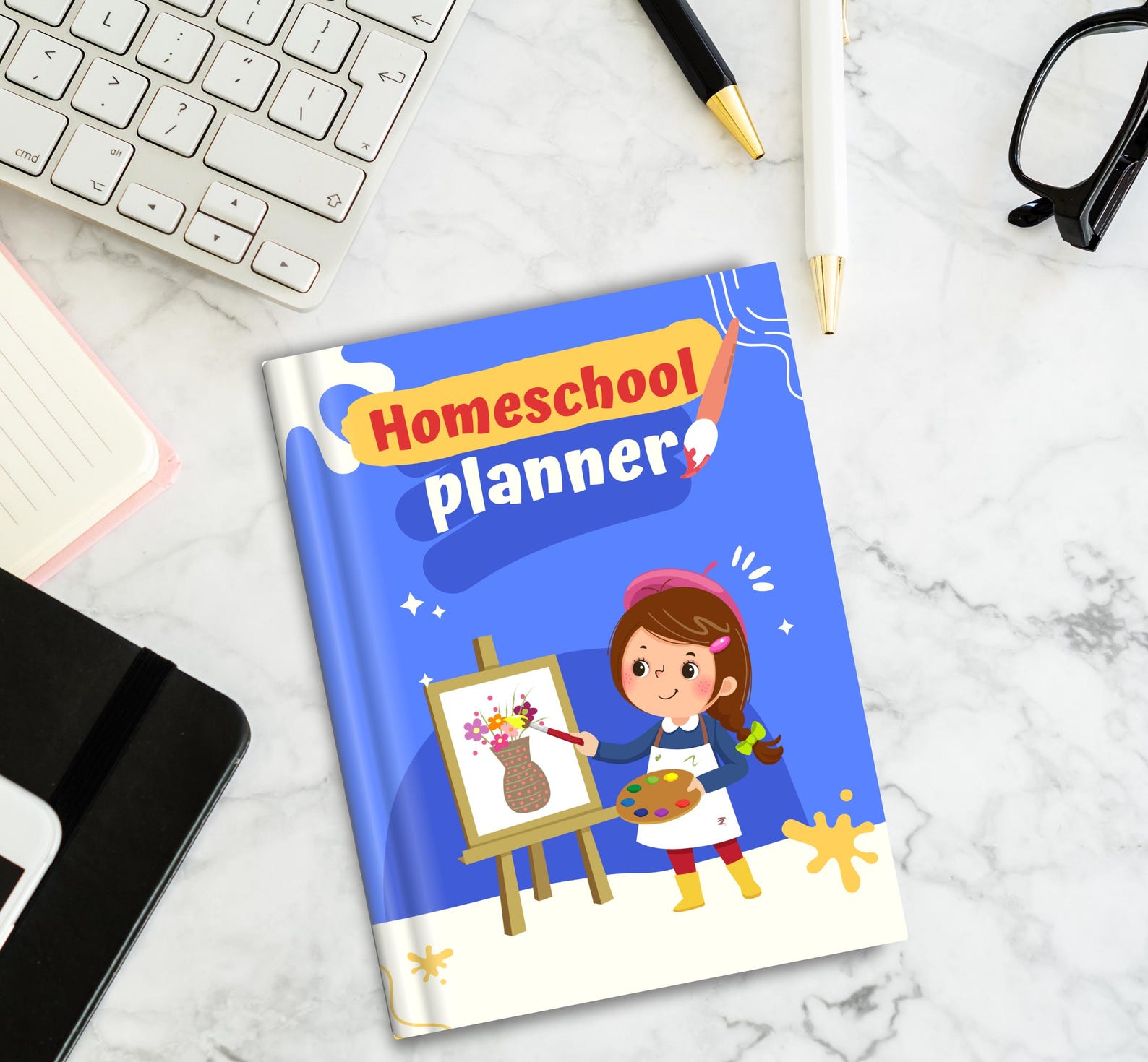 Printable Kids Homeschool Planner, Homework Tracker Bundle, School ...