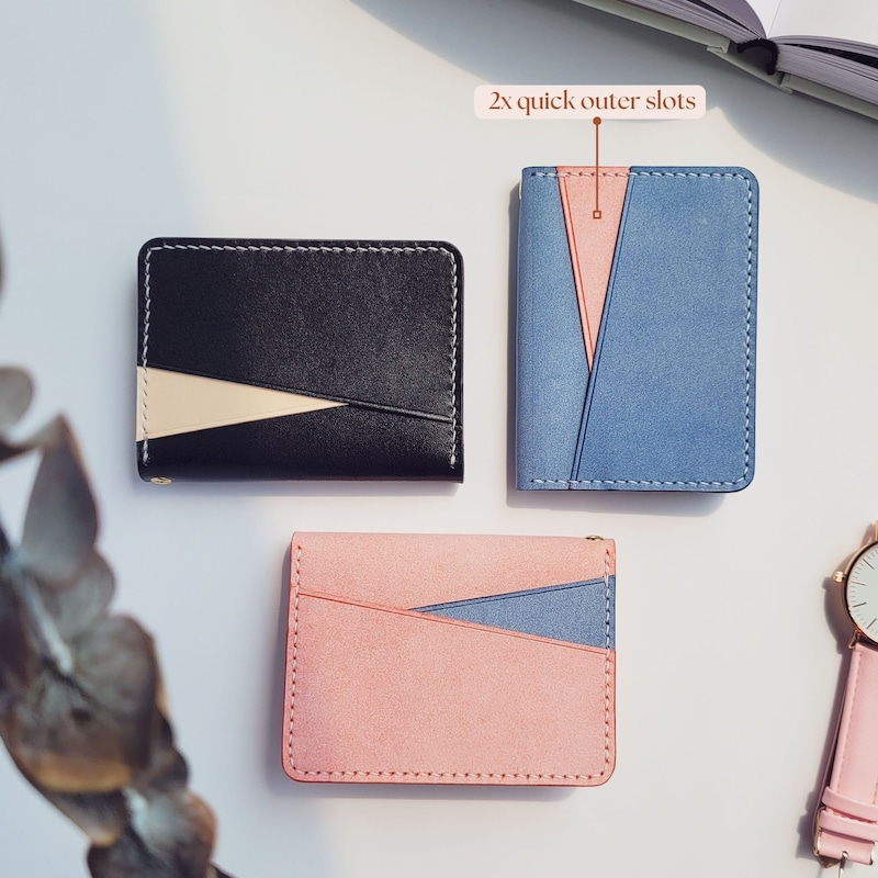 Women's Slim Card Wallet - Etsy