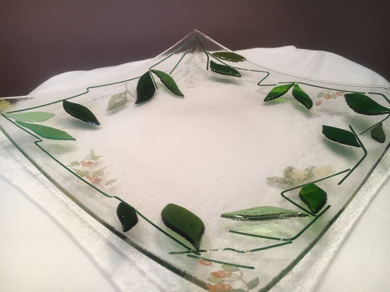 English country garden platter | Etsy