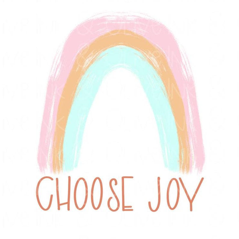 Choose Joy Rainbow Sublimation Transfer Christmas | Etsy