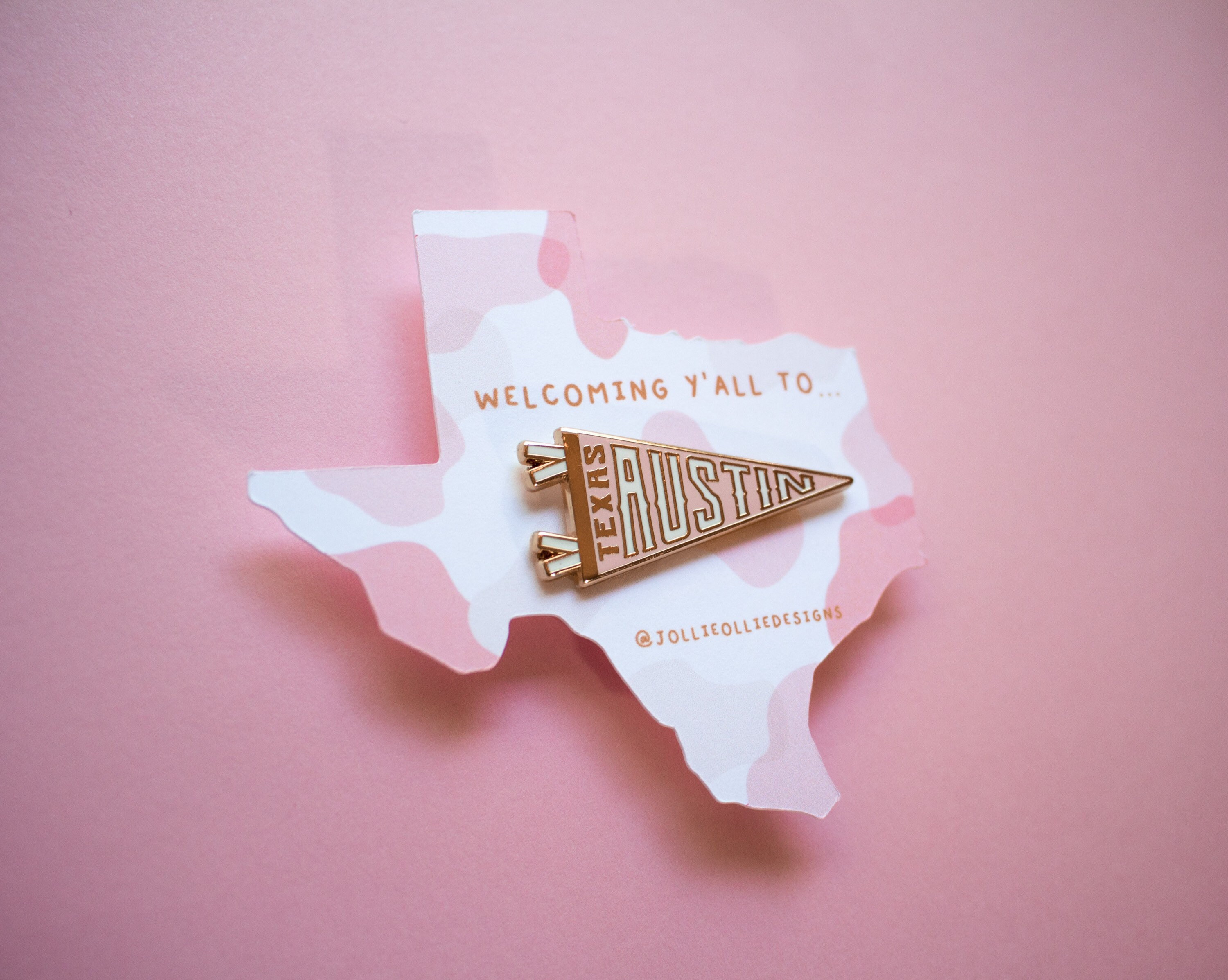 Austin Texas Enamel Pin Gift For Her Gift For Friend | Etsy