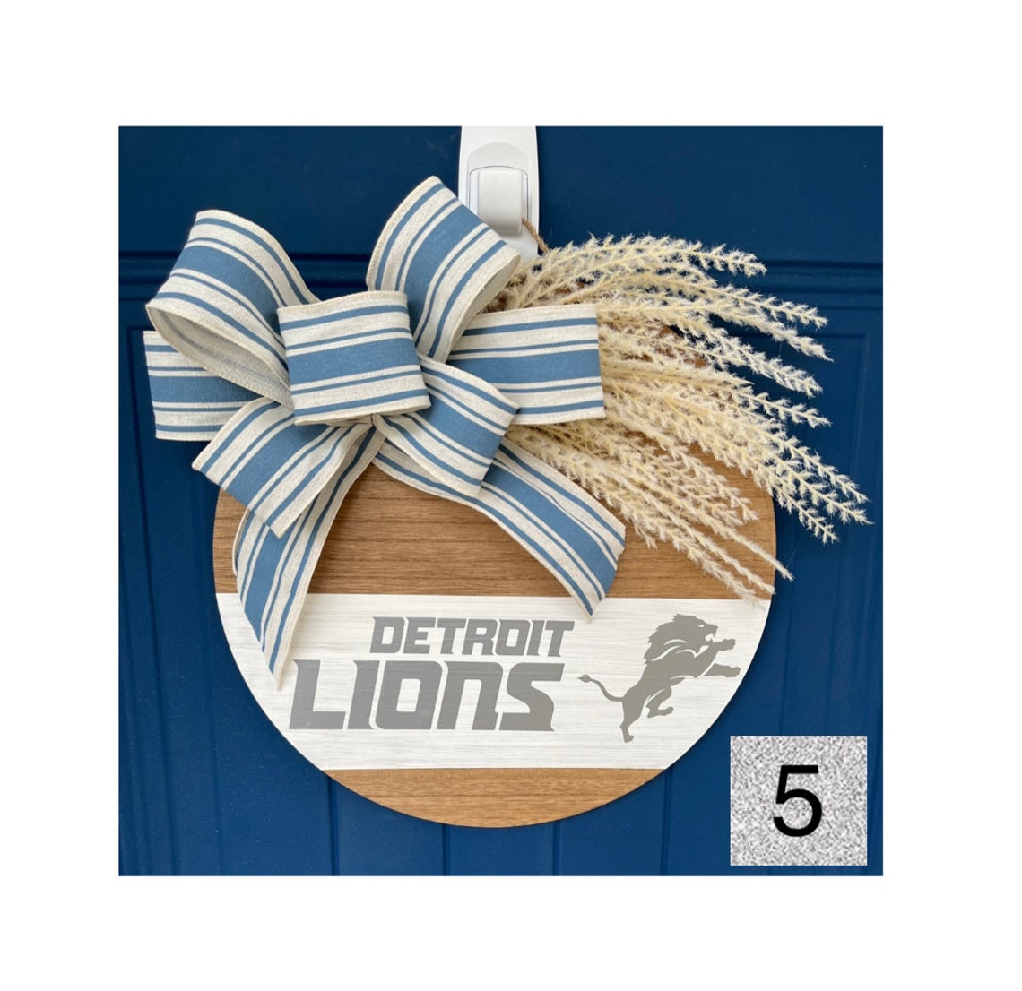 15 Detroit Lions Front Door Decoration Wreath/sign - Etsy