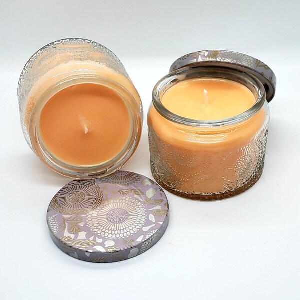 Orange Candle - Etsy