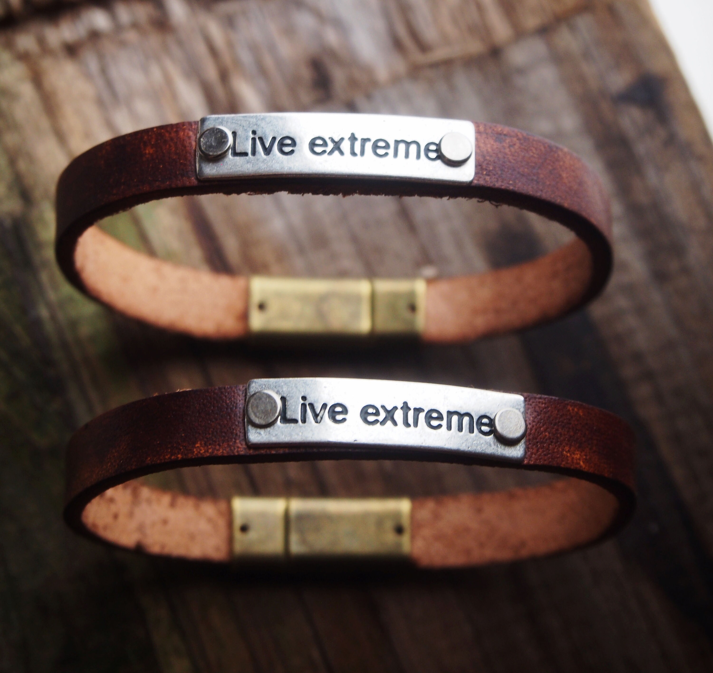 Live Extreme Custom Bracelets, MENS WOMENS COUPLES Leather Bracelets ...