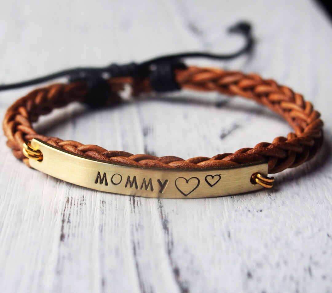 Customized Bracelet, Personalized Bracelet for Mother, Engraved ...