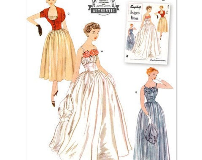 Simplicity S9819 Sewing Pattern for Misses' Retro 1950's Style Dresses ...
