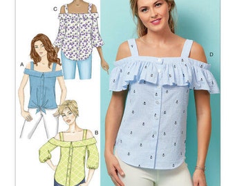 Butterick B6856 Sewing Pattern, Misses' and Plus Size Easy to Sew Long ...