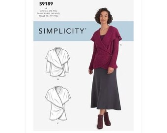 Sewing Pattern for Misses' and Plus Size Women, Easy to Sew Knit Drop ...