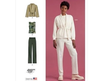 Simplicity 9325 Sewing Pattern, Misses & Plus Size Easy to Sew Pull-on ...