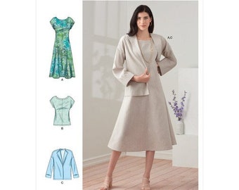 Simplicity S8875 Sewing Pattern, Misses and Women's Plus Size Deep V ...