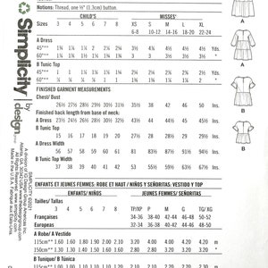 Simplicity S9454 Sewing Pattern for Easy to Sew Children's & Misses ...