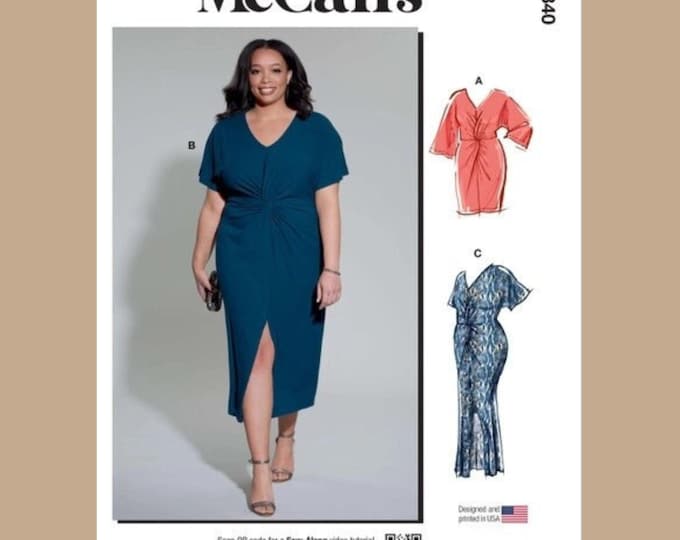 Simplicity S8875 Sewing Pattern, Misses and Women's Plus Size Deep V ...