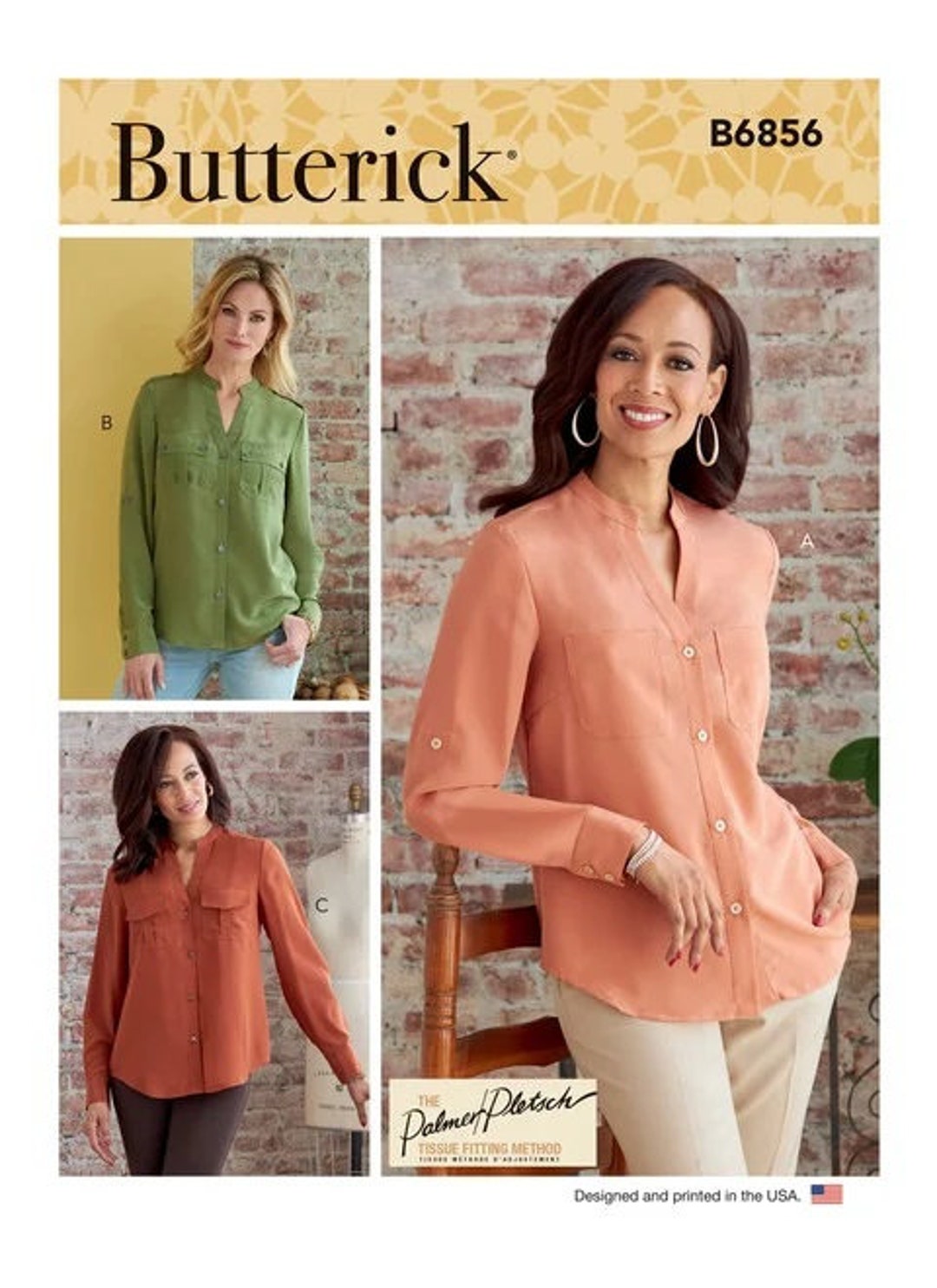 Butterick B6856 Sewing Pattern Misses' and Plus Size Easy - Etsy