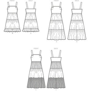 Mccall's 8193 Misses and Plus Size Easy to Sew Sleeveless Dresses Semi ...