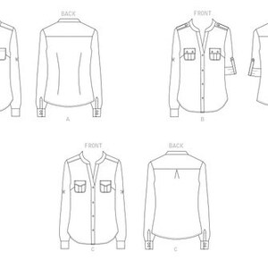 Butterick B6856 Sewing Pattern Misses' and Plus Size Easy - Etsy