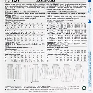 Misses' and Plus Size Easy to Sew Fitted Raised-waist or Flared Elastic ...