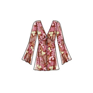 Simplicity S9747 Sewing Pattern for Misses' Deep V-neckline Dusters ...