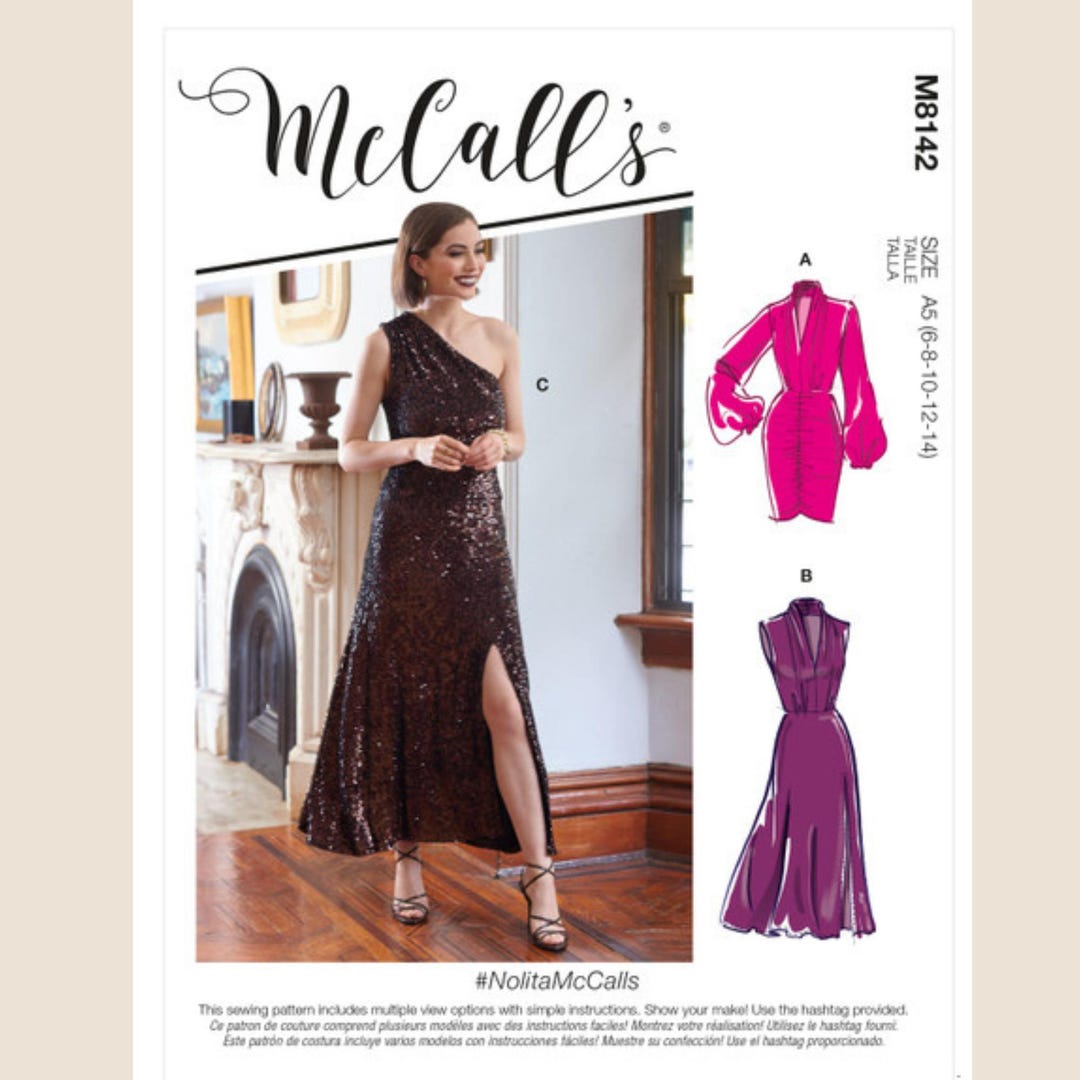 Mccall's M8142 Sewing Pattern for Misses' and Women's Close Fitting ...
