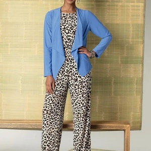 Misses' and Plus Size Easy to Sew Mix and Match Wardrobe, Jacket, Elastic-waist Dress, Romper ...