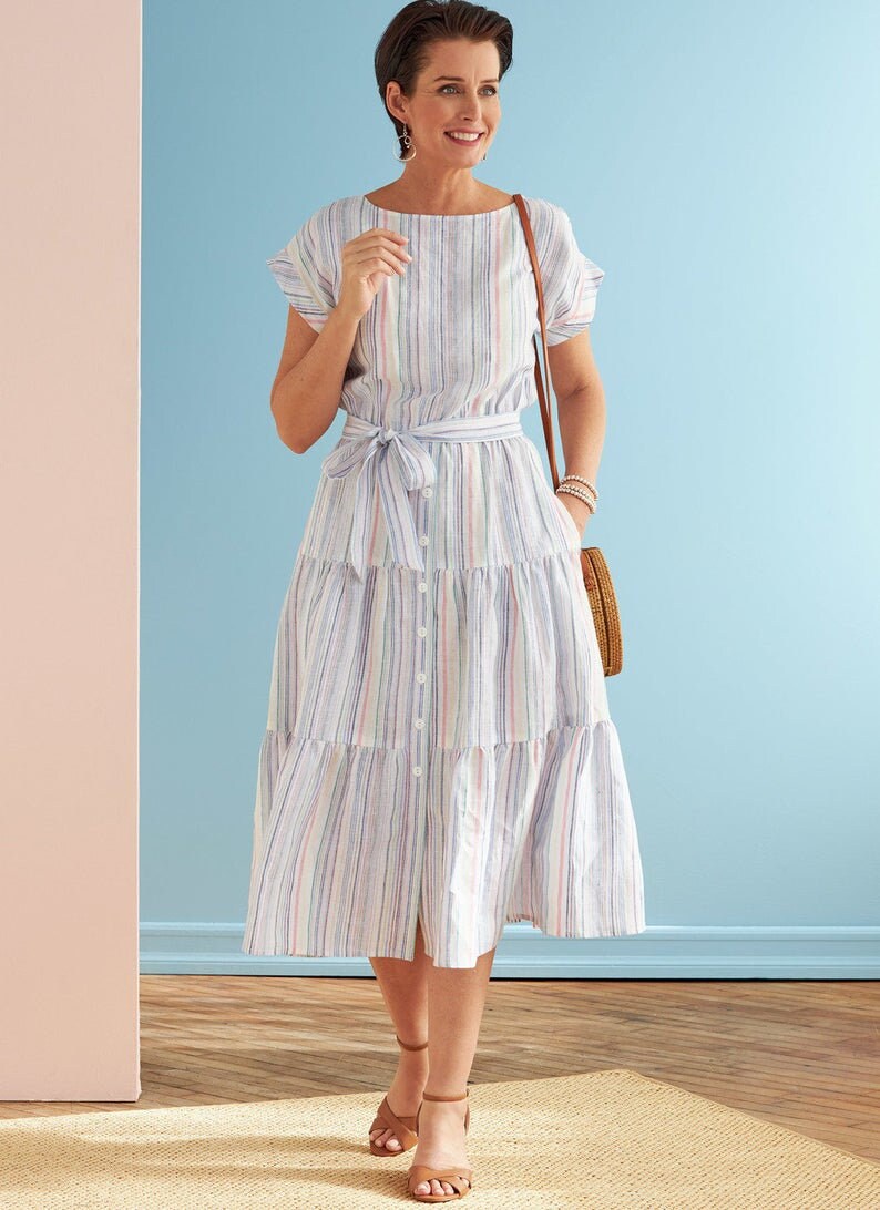 Butterick 6722 Sewing Pattern, Misses & Plus Size Easy to Sew Loose ...