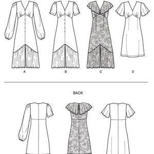Simplicity S8875 Sewing Pattern, Misses and Women's Plus Size Deep V ...