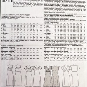 Mccall's M7116 Sewing Pattern, Misses and Plus Size Easy to Sew ...