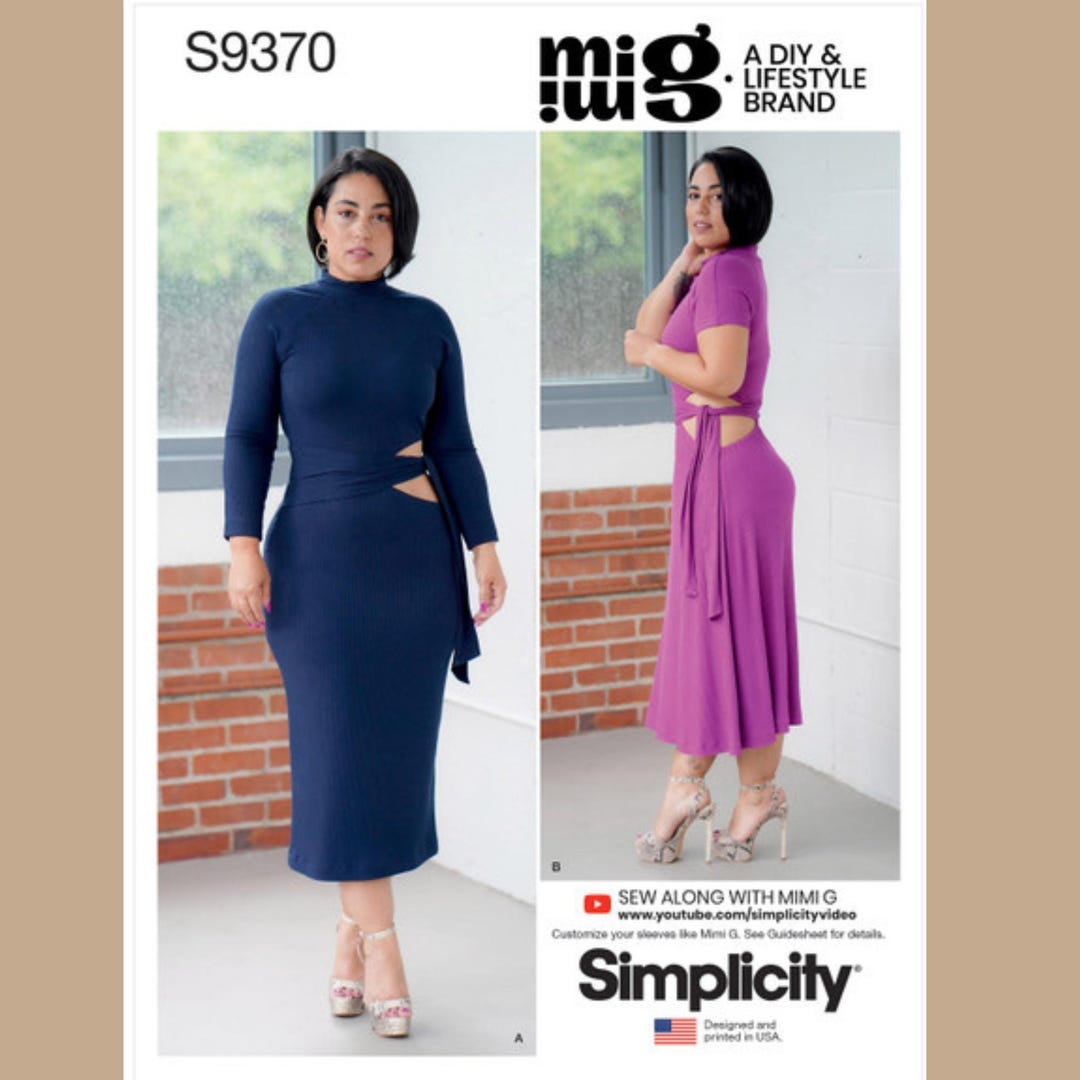 Simplicity S9370 Sewing Pattern for Misses' and Women's-plus Size Knit ...