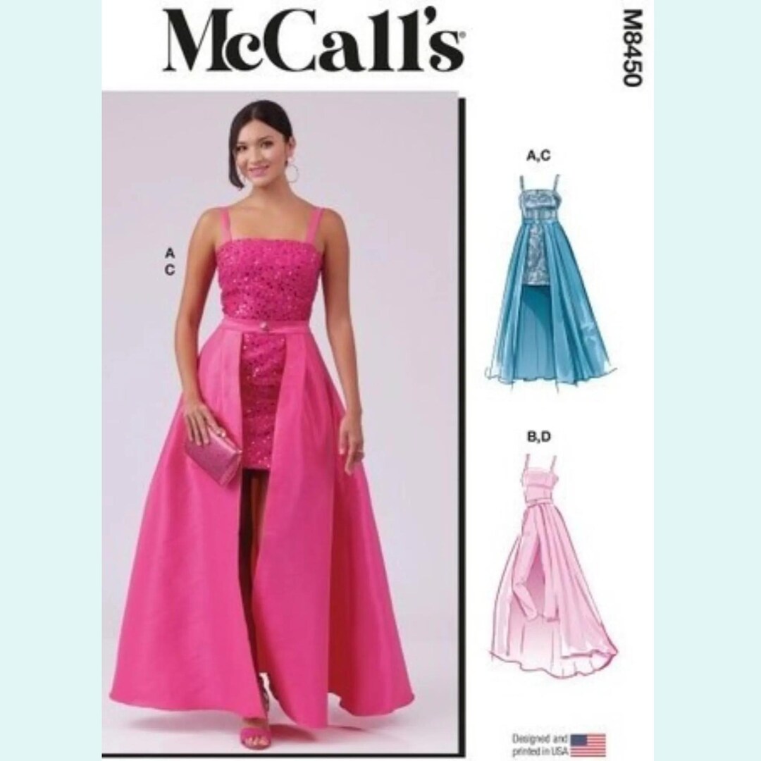 Mccall's M8450 Sewing Pattern for Misses and Women's Special Occasion ...