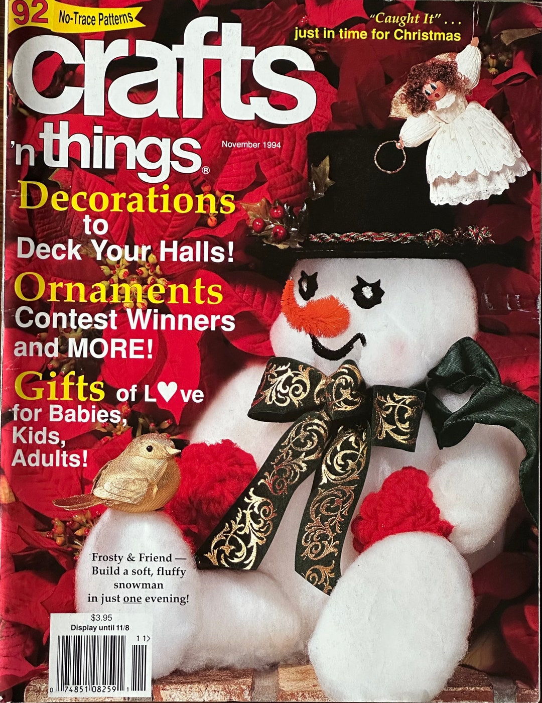 Holiday Craft Magazine by Crafts N' Things, November 1994 Edition, DIY ...