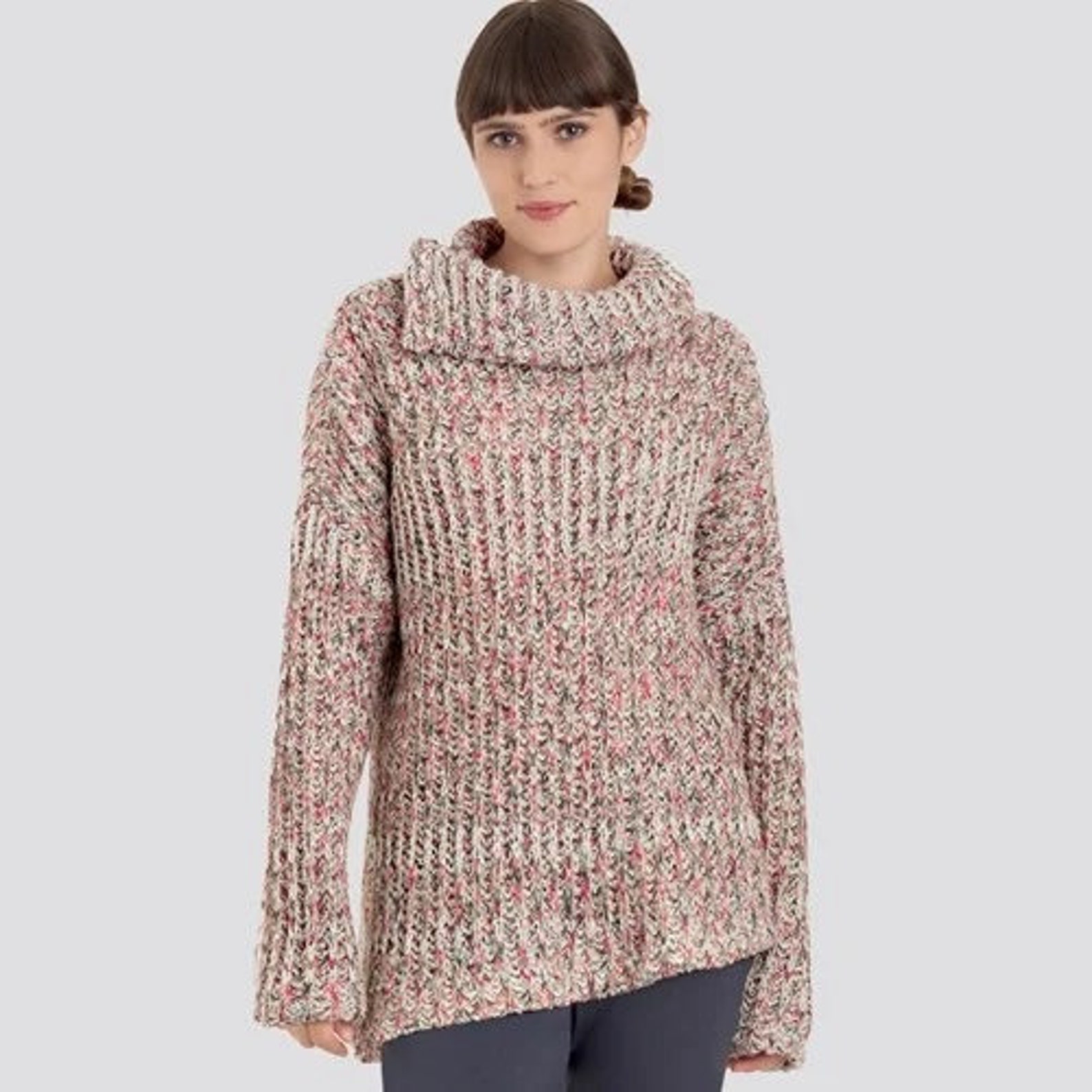 Simplicity 9178 Misses-plus Size Knit Long Sleeve Pullover | Etsy