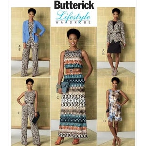 Misses' and Plus Size Easy to Sew Mix and Match Wardrobe, Jacket ...